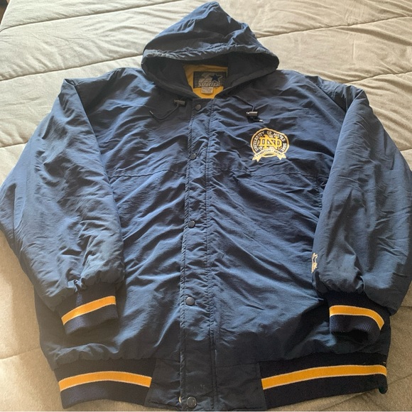 STARTER | Jackets & Coats | Vintage Starter Jacket Notre Dame Winter ...